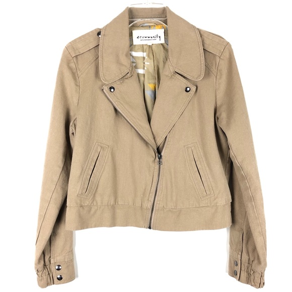 Aritzia | Jackets & Coats | Aritzia Community Hemp Moto Jacket | Poshmark